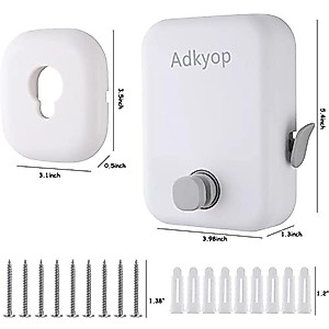 Adkyop Retractable Clothesline Indoor Outdoor Clothes Line Retractable Laundry Line Indoor Heavy Duty Portable Clothes Drying Laundry Line for Home hotel Room (Stainless Steel Clothesline-14 Feet)