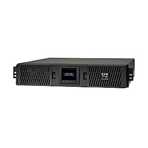 Tripp Lite Eaton Series SmartOnline 1500VA UPS, Pure Sine Wave Double-Conversion, 1350W, 2U Rack/Tower, Extended Run, Network Card Option, LCD, 2 Year Warranty & $250,000 Insurance (SU1500RTXLCD2U)