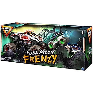 Monster Jam, Full Moon Frenzy 3-Pack of Official Exclusive Die-Cast Trucks