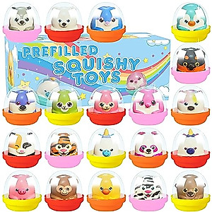 20 PACK Party Favors for Kids Filled with Squishy Toys,Birthday Goodie Bag Stuffers,Kids Classroom Prizes, Pinata Stuffers,Carnival Prizes,Treasure Box Toys for Boys & Girls