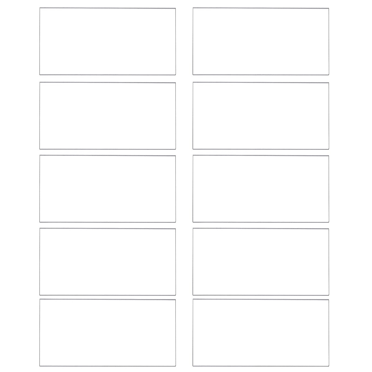 uxcell 20Pcs Clear Acrylic Place Cards for Table Setting Rectangle Acrylic Blanks Name Cards Wedding Seating Cards 3.5" x 2"