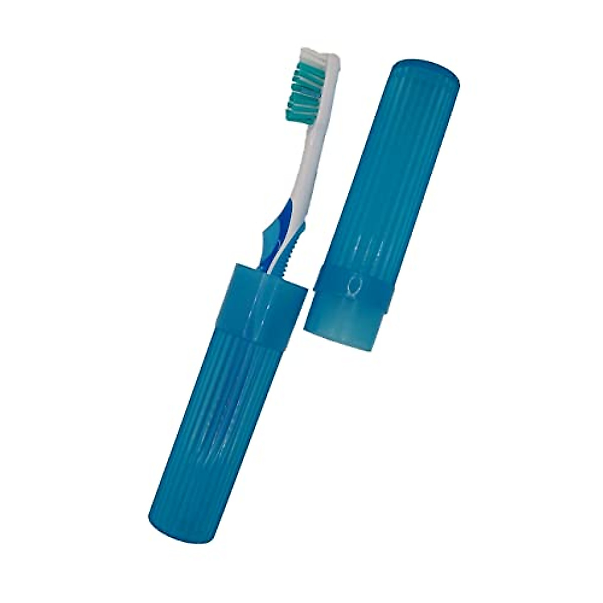 American Comb Toothbrush Holder (Blue) - Made in The USA. W/Ventilation Holes.