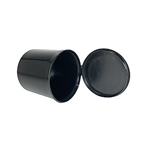 90 DRAM Black POP TOP 75 Medicine and Herb Containers RECYCLEABLE $.93 Each