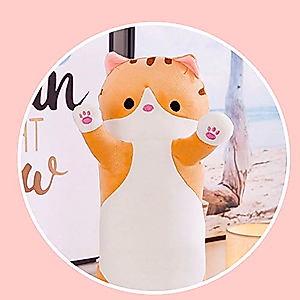 XIXIXI Cute Plush Cats Doll Soft Stuffed Pillow Doll Toy Gift for Kids Girlfriend Cat Stuffed Animals Cat Body Pillow…