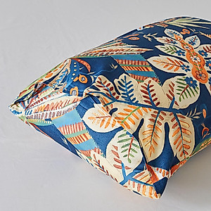 SUSYBAO Aquatic Plant Pattern Duvet Cover King 100% Egyptian Cotton Colorful Botanical Duvet Cover 3 Pcs Set 1 Tropical Leaves Duvet Cover with Zipper Ties 2 Pillowcases Ultra Soft Botanical Bedding