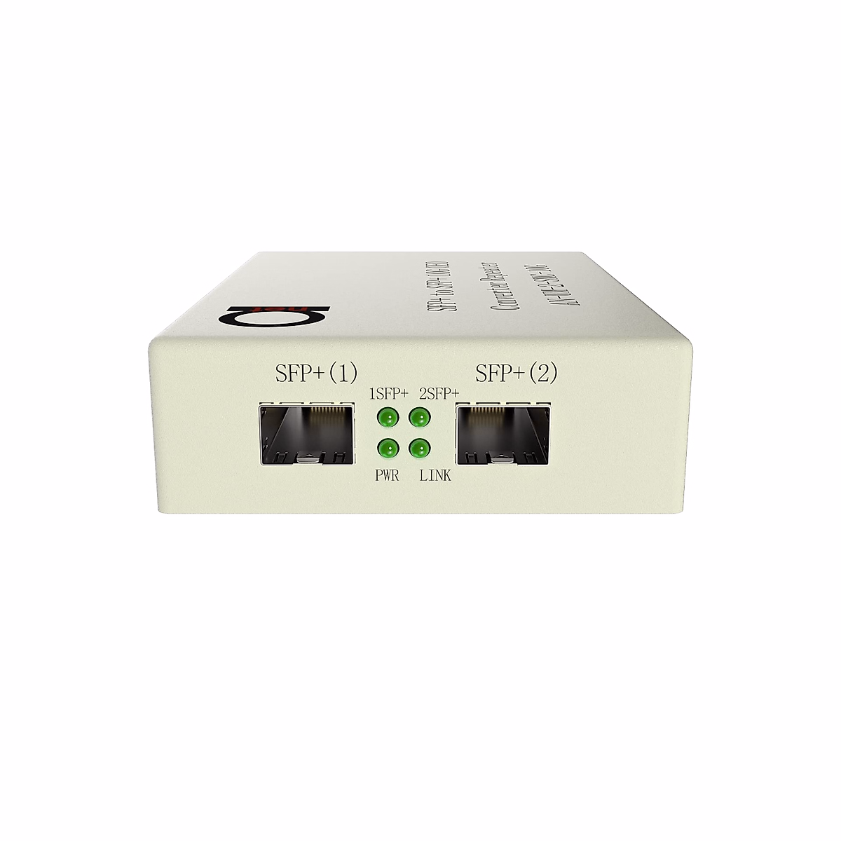 10G SFP+ to SFP+ Fiber to Fiber Media Converter - 10G OEO 3R Transparent Repeater - 2 x Standard Open SFP+ Slots - Universal - Supports 10GB SFP+ Fiber and Copper Modules - Without Transceivers