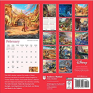 Disney Dreams Collection by Thomas Kinkade Studios: 2023 Wall Calendar