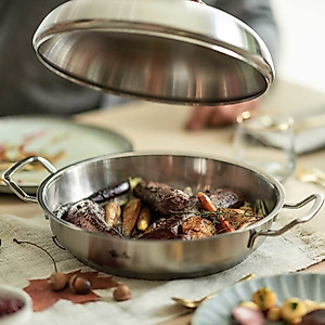 Fissler Original-Profi Collection Stainless Steel 9.5 Inch Serving Pan