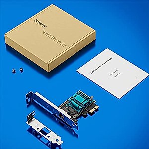 2.5GBase-T PCIE Network Card 2500/1000/100Mbps PCI Express Gigabit Ethernet Adapter, Network Adapter for PC, Supported Windows 11/10/8/7 and Mac 10.7 (Above)