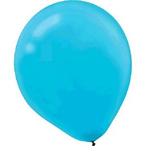 Caribbean Blue Latex Balloons - 5" (Pack Of 50) - Perfect For Any Event