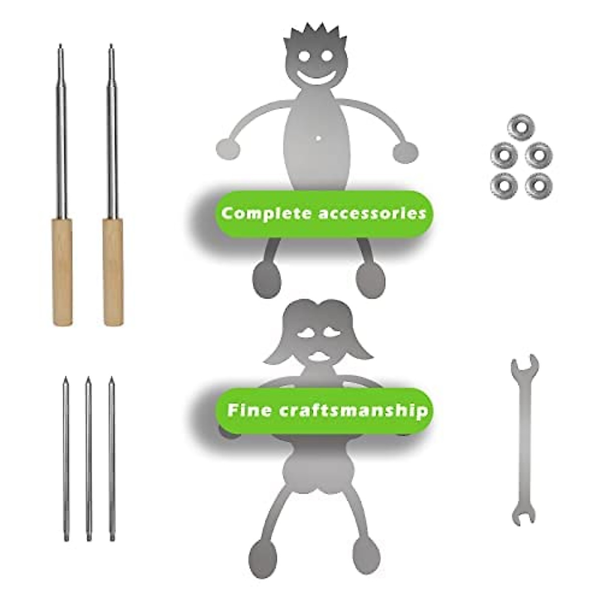 Retractable Funny Marshmallow Roasting Sticks 28.5 inch,Funny Stainless Steel Barbecue Forks，Hot Dog Bbq Sticks…