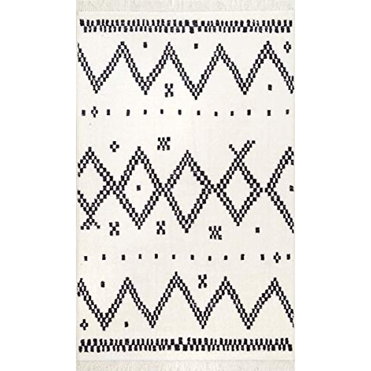 nuLOOM Tracy Moroccan Area Rug, 8' x 10', Off-white