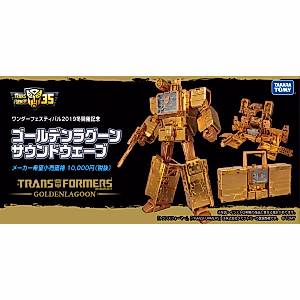 Takara Tomy Wonder Festival 2019 Winter Limited Trans FORMERS Golden Lagoon Sound Wave Action Figure