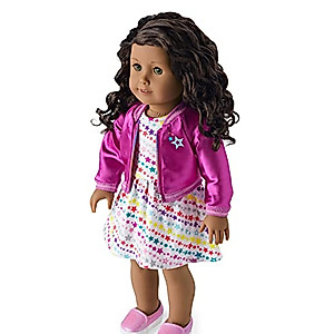 American Girl Truly Me 18-inch Doll #44 with Hazel Eyes, Dark-Brown Hair, and Tan Skin with Neutral Undertones, For Ages 6+