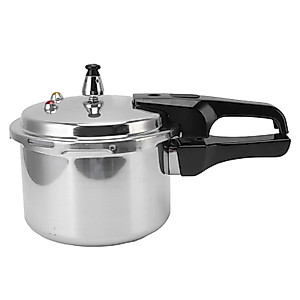 Aluminium Alloy Pressure Cooker, 3L Stainless Steel Pressure Cooker for Home, Easy to , 18cm Bottom Induction Compatible Pressure Canner for Indian Cooking, Soups, and Rice Recipes