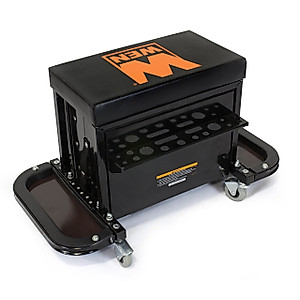 WEN GG1350 350-Pound Capacity Garage Glider Rolling Tool Chest Seat