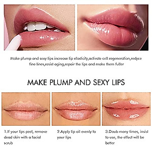 Lip Plumper,Derol Lip Plumper by NVYUE,Natural Lip Plumper and Lip Care Serum,Lip Enhancer for Fuller(2PCS)