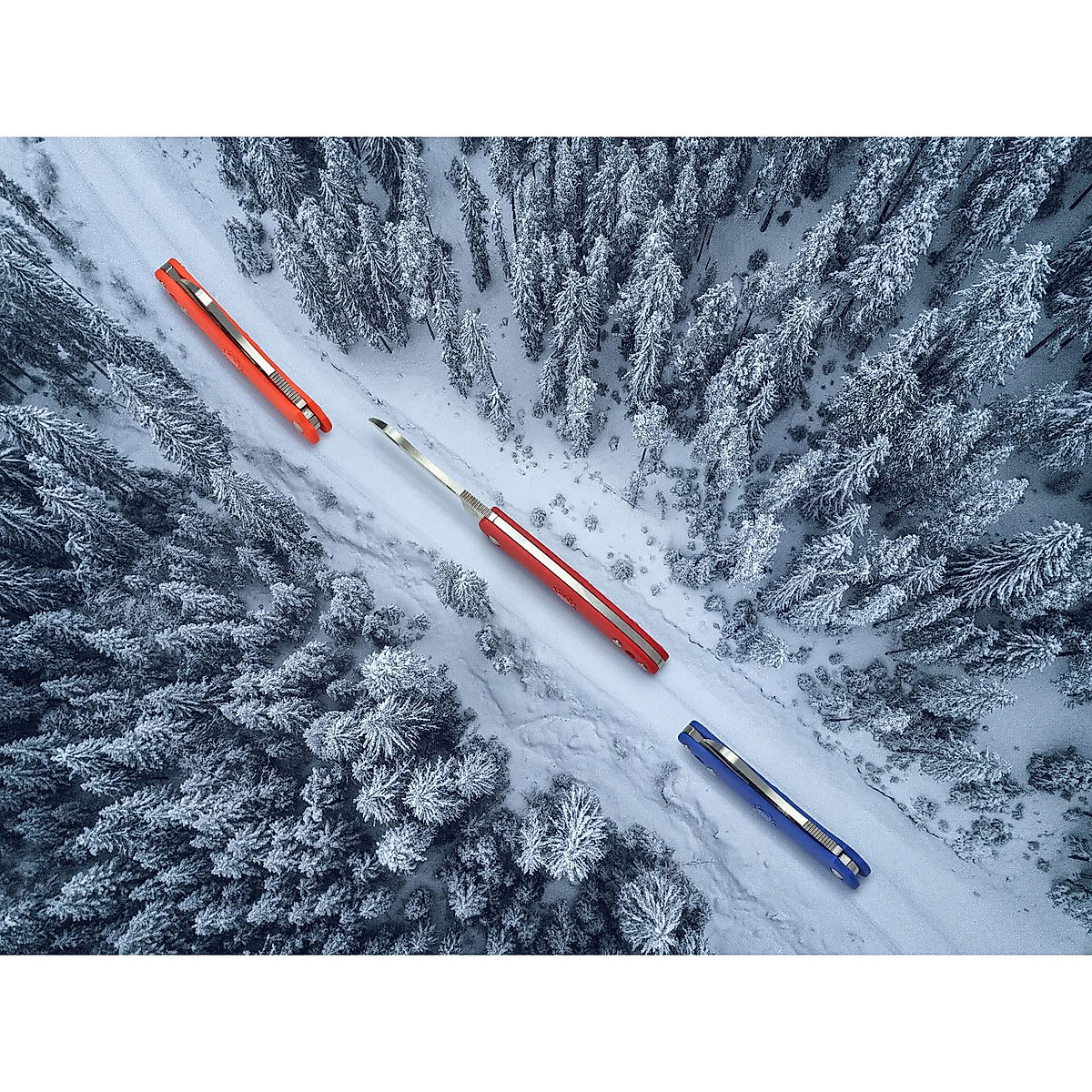 Spyderco Roadie Non-Locking Lightweight Knife with 2.09" N690Co Stainless Steel Blade and Durable Gray FRN Handle - PlainEdge - C189PGY