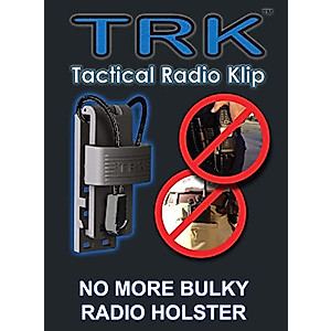 Tactical Radio Klip | Law Enforcement and First Responder Tools | Universal Design fits Motorola, Kenwood, Midland Radios and More