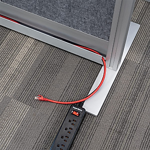 Stand Up Desk Store ReFocus Modular and Expandable Office Partition Wall System (70" W x 70" H Freestanding Divider Wall)