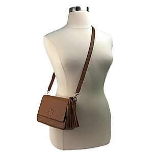 Tory Burch Thea Web Flap Crossbody Women's Bag (Moose)