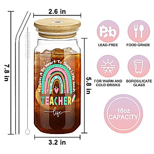 JTENGTOP Teacher Appreciation Gifts for Women, Teacher Christmas Ideas Gifts from Student, Best Teacher Christmas Retirement Appreciation Gifts Set, Thank You Birthday Gifts for Teacher