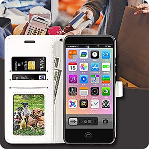 Oppo Reno 6 Pro+ 5G Wallet Case, Premium PU Leather Magnetic Flip Case Cover with Card Holder and Kickstand for Oppo Reno 6 Pro Plus 5G