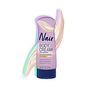 Nair Hair Remover Lotion Cocoa Butter & Vitamin-E 9 Ounce (266ml) (2 Pack)