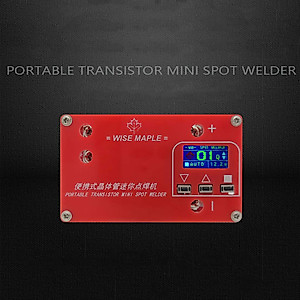 W-LOVE Portable Transistor DIY Mini Spot Welding Machine 18650 Lithium Battery LCD Display Screen Spot Welder 18650 Battery Transistor