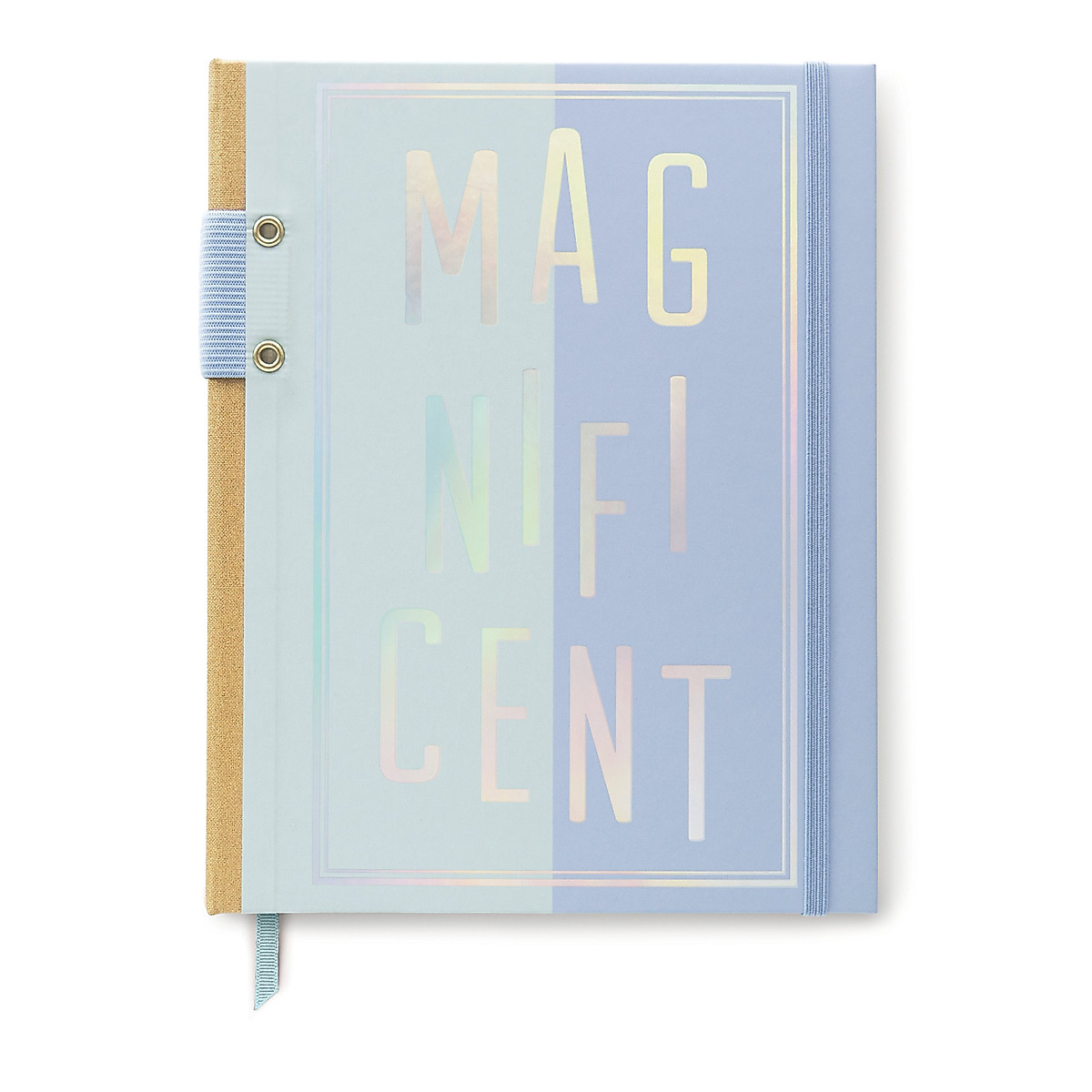 DesignWorks Ink Hard Cover Journal with Pen Holder, Iridescent Magnificent