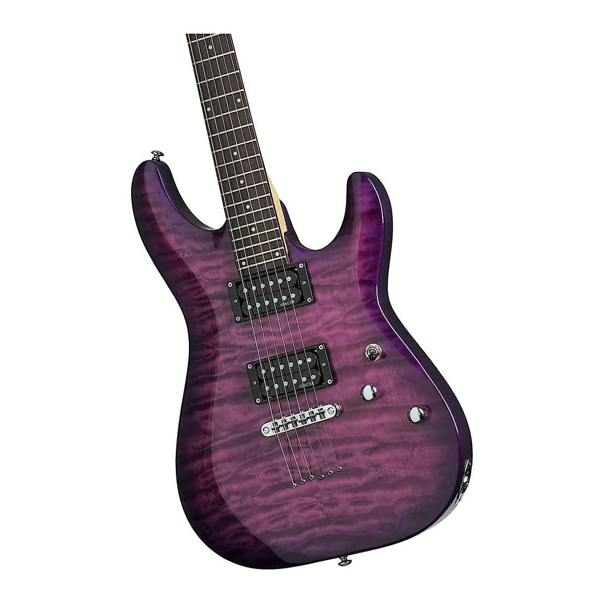 Schecter C-6 Plus 6-String Electric Guitar (Right-Hand, Electric Magenta)