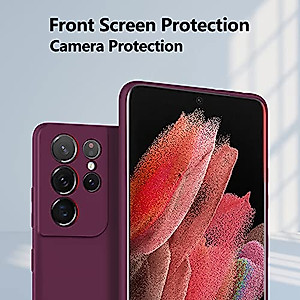 X-level Samsung Galaxy S21 Ultra Case [Dynamic Series] Ultra-Thin Soft Silicone Gel Rubber Shockproof Case with Anti-Scratch Microfiber Lining Cushion for Samsung S21 Ultra 6.8"(2021 Release)