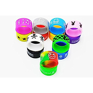 Silicone Bands - CENGLORY 10 Pieces Silicone Anti Skid Rings Rubber Bands -18mm Silicone Bands