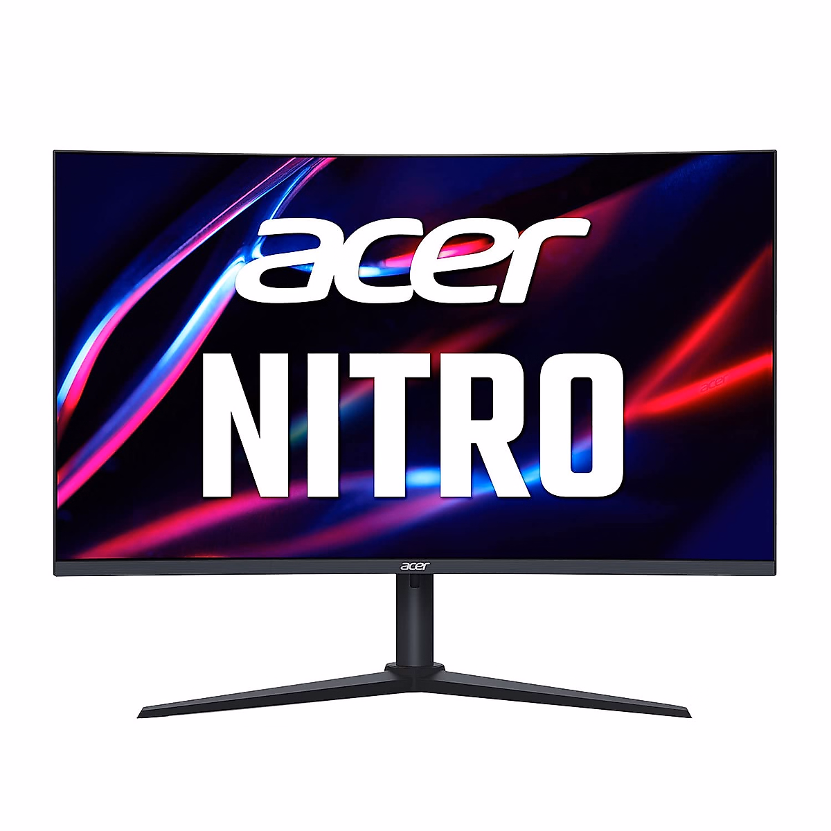 Acer Nitro 31.5" FHD 1920 x 1080 1500R Curved PC Gaming Monitor | AMD FreeSync | 75Hz Refresh | 1ms VRB | VESA Mountable | Height, Tilt, Swivel Adjustable | 1 x HDMI 1.4 Port & VGA | XZ320QR bih,Black