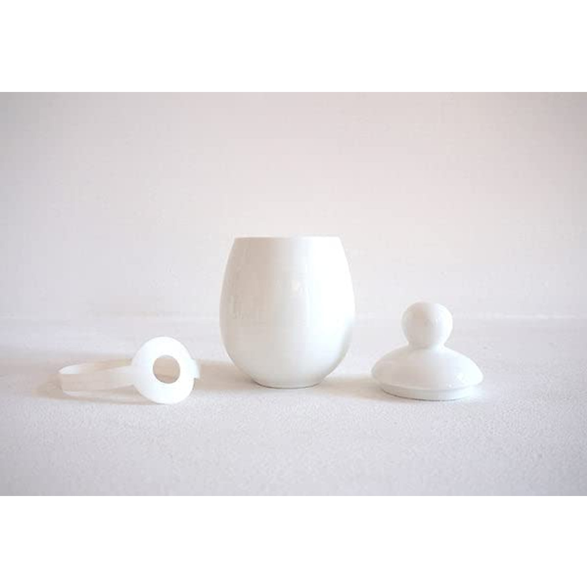 AggCoddler - XXL Porcelain and Silicone Egg Cooker, Scandinavian Egg Coddler Poacher