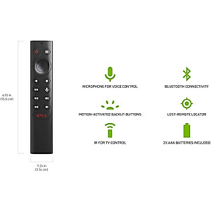 NVIDIA SHIELD Android TV Pro Streaming Media Player; 4K HDR movies, live sports, Dolby Vision-Atmos, AI-enhanced upscaling, GeForce NOW cloud gaming, Google Assistant Built-In, Works with Alexa