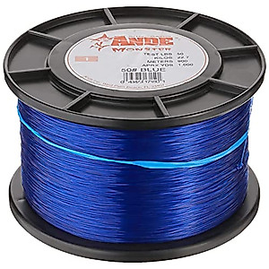 Ande Monster Fishing Lines, 1 lb/ 50 lb, Blue