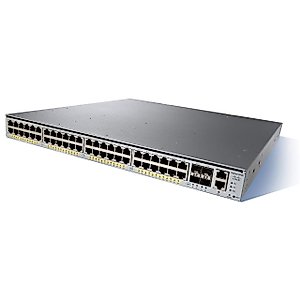 Cisco Catalyst WS-C4948E Managed Switch / 2x 300WAC PSU / 48 x 10/100/1000 / 4 x SFP+ (Certified Refurbished)
