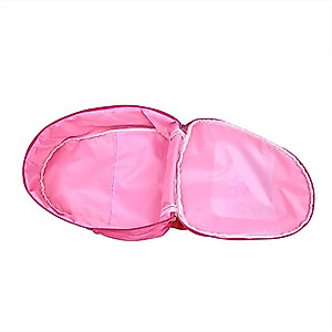 TiaoBug Girls Kids Ballet Dancing Backpack Gymnastics Latin Dance Toe Shoes Embroidered Shoulder Bag Rose One Size