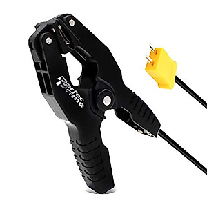 PerfectPrime TL0005, Pipe Clamp Temperature Flat Lead for K-Type Probe Thermocouple Sensor in Temperature Range From -40~200°C/393°F