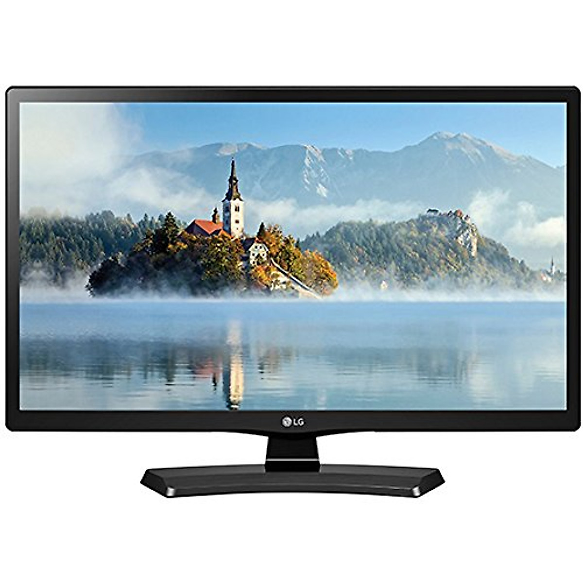 LG 24" Class 23.6" Diag HD 720p LED TV (24LJ4540) with 2X 6ft High Speed HDMI Cable, Screen Cleaner for LED TVs & Stanley 6-Outlet Surge Adapter with Night Light