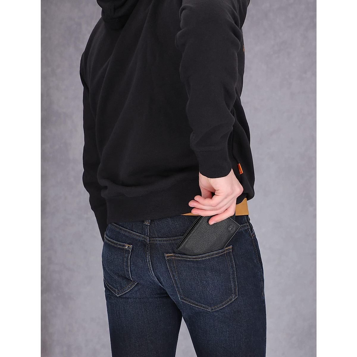 Timberland Men's Leather Passcase Security RFID Wallet, Black, One Size