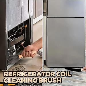 2 Pack Dryer Vent Cleaner Kit Clothes Dryer Lint Brush Vent Trap Cleaner Home Essentials Long Flexible Refrigerator Coil Brush Vacuum Brush