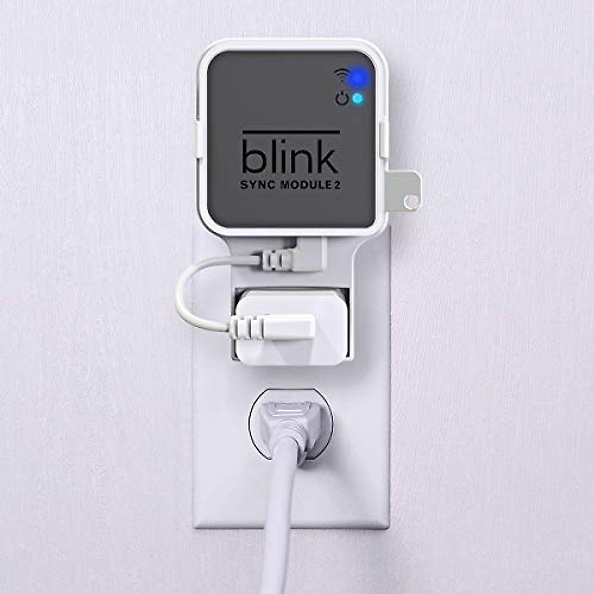 64GB USB Flash Drive and Wall Mount for Blink Sync Module 2, Space Saving Mount Bracket Holder for All-New Blink Outdoor Blink Indoor Home Security Camera with Easy Mount Short Cable