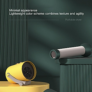 Mini Dryer, Portable Clothes Dryer for Apartments, Portable Small Mini Dryer Machine, Travel Clothes Dryer, Suitable for Swimwear, Panties, Underwear, Baby and Pet Clothes (Yellow,Flagship version)