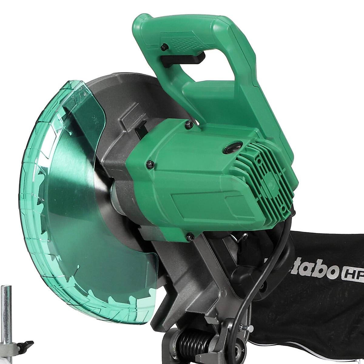 Metabo HPT | Compound Miter Saw | 10-Inch | Single Bevel | 15-Amp Motor | 0-52° Miter Angle Range | 0-45° Bevel Range | Large Table | 10" 24T TCT Miter Saw Blade | C10FCGS