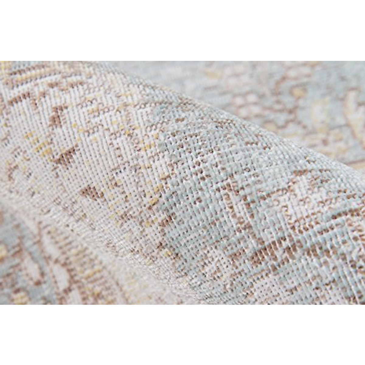 Momeni Rugs Isabella Traditional Medallion Flat Weave Area Rug, 9'3" X 11'10", Blue