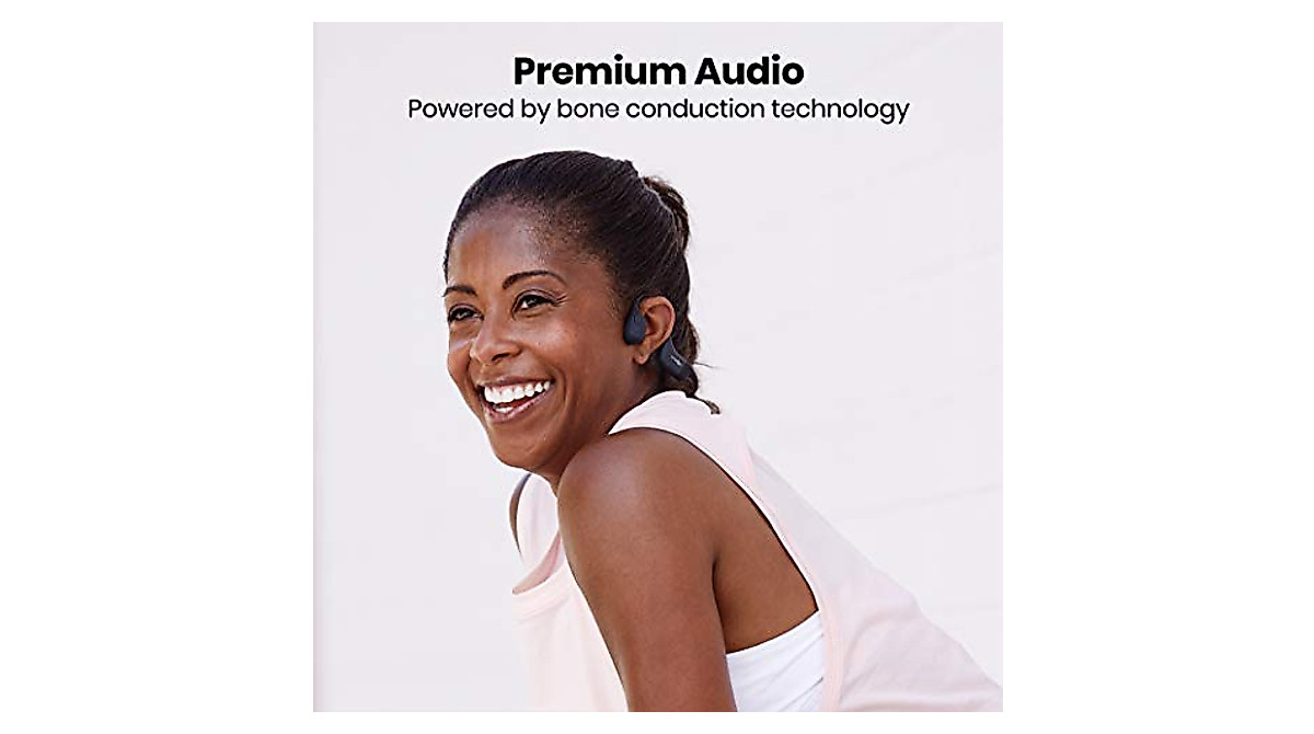 Shokz OpenRun Mini Bone Conduction Headphones | 8H Waterproof Audio