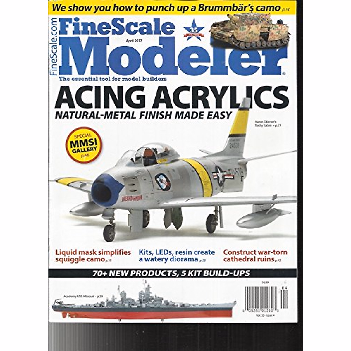 FINE SCALE MODELER, THE ESSENTIAL TOOL FOR MODEL BUILDERS APRIL, 2017 NO.4