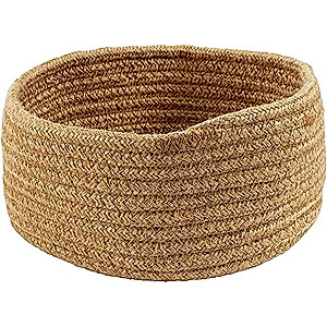 Juvale Woven Baskets for Storage, Brown Hemp Rope Basket (2 Sizes, 2 Pack)